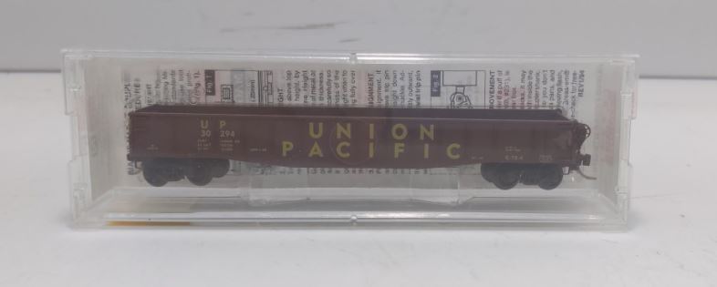 Micro-Trains 04600350 N UP 50' Fishbelly Side Gondola w/Drop Ends #302 – Trainz