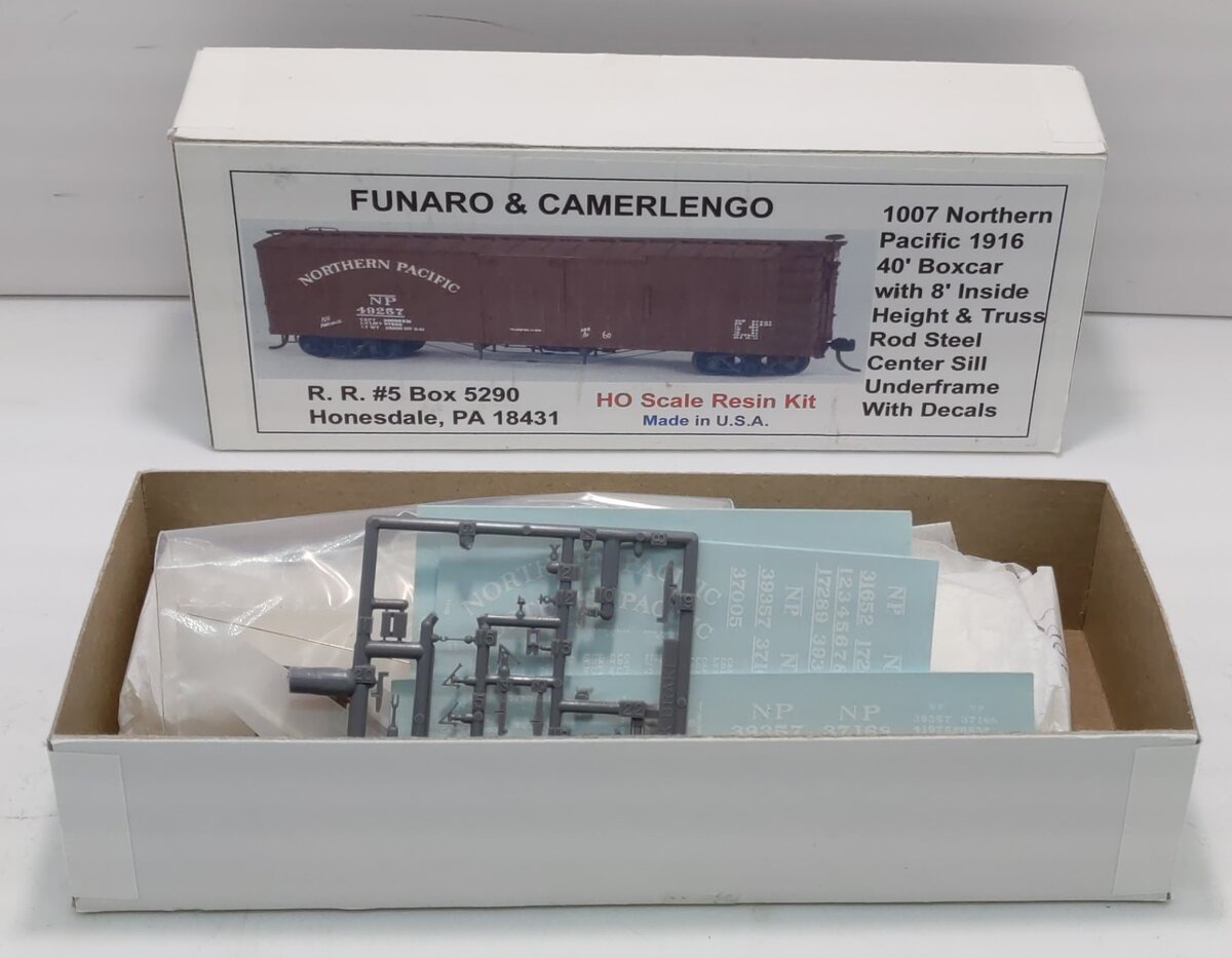 Funaro & Camerlengo 1007 HO NP 1916 40' Boxcar Kit – Trainz