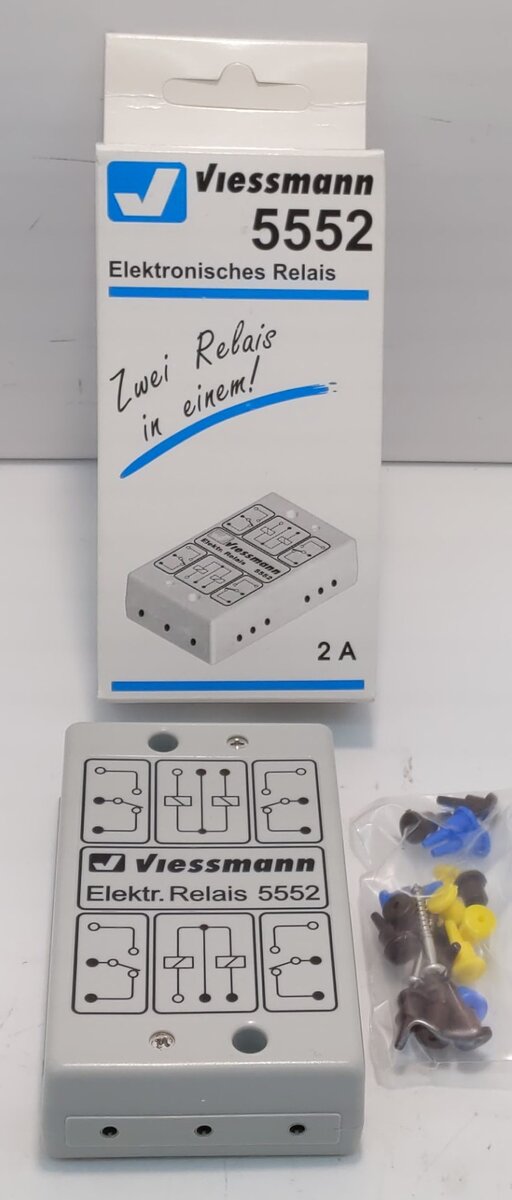Viessmann 5552 (2 A) HO Electronic Relay – Trainz