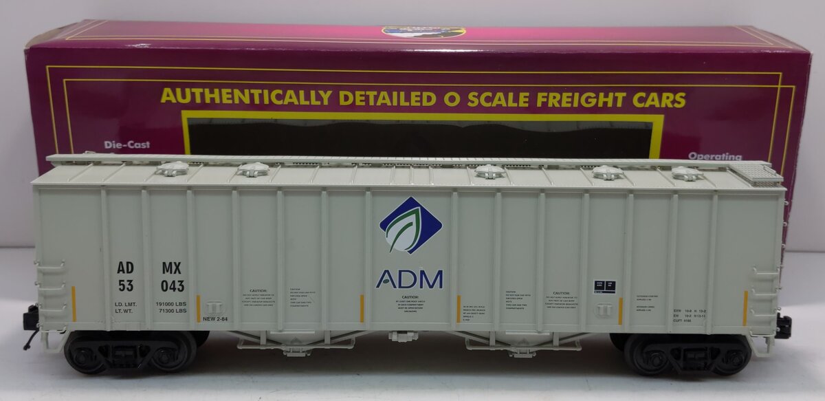 MTH 20-97834 O ADM 50' Airslide Hopper Car #53043 – Trainz