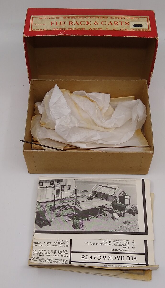 Scale Structures K109 HO Scale Flu Rack & Carts Kit – Trainz