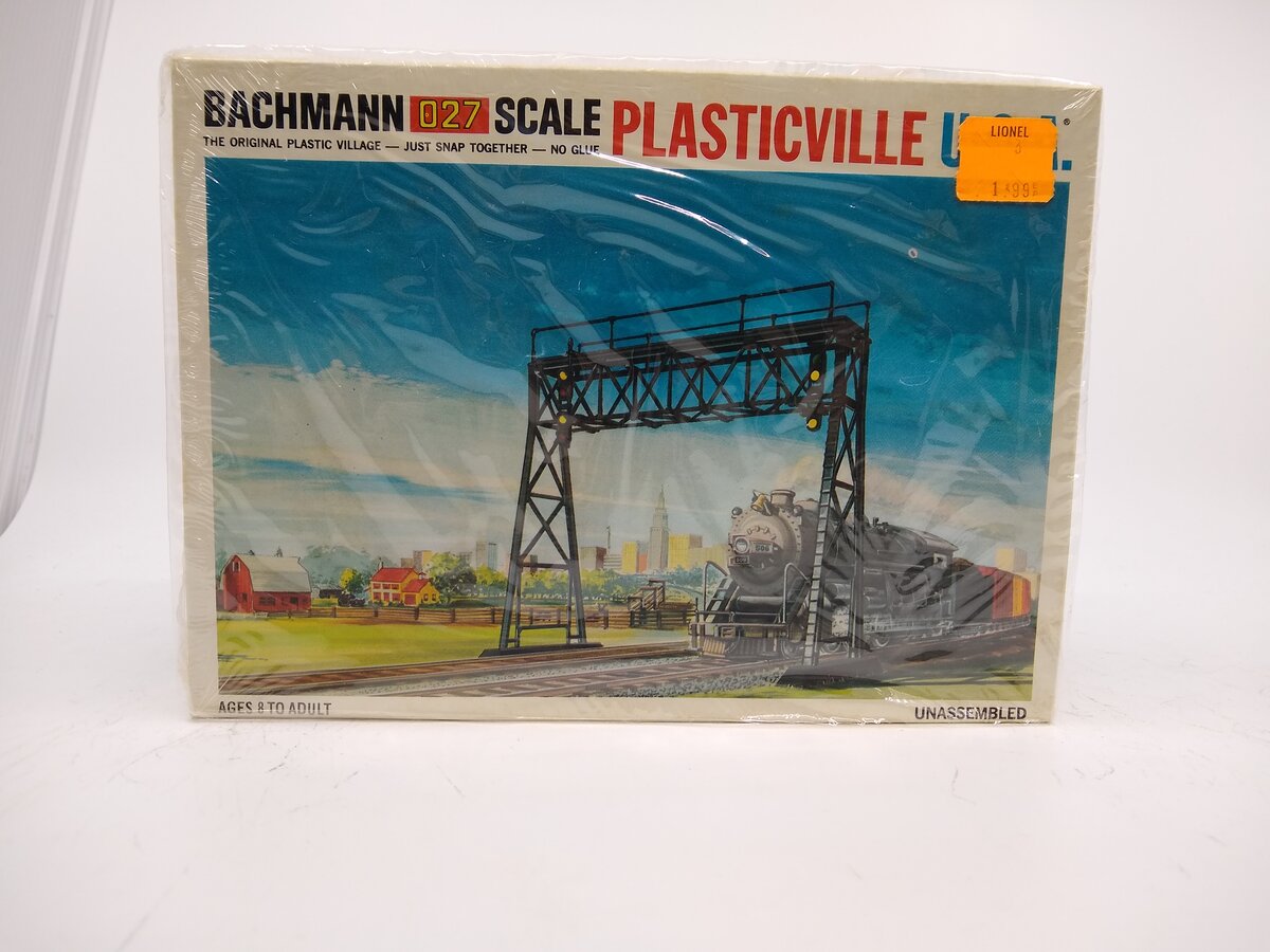 Bachmann 1815 O-S Scale Plasticville Signal Bridge Model Kit – Trainz
