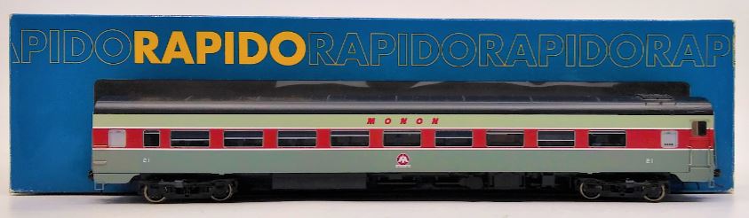 Rapido Trains 100344 HO Monon CC&F Lightweight Coach #21 – Trainz