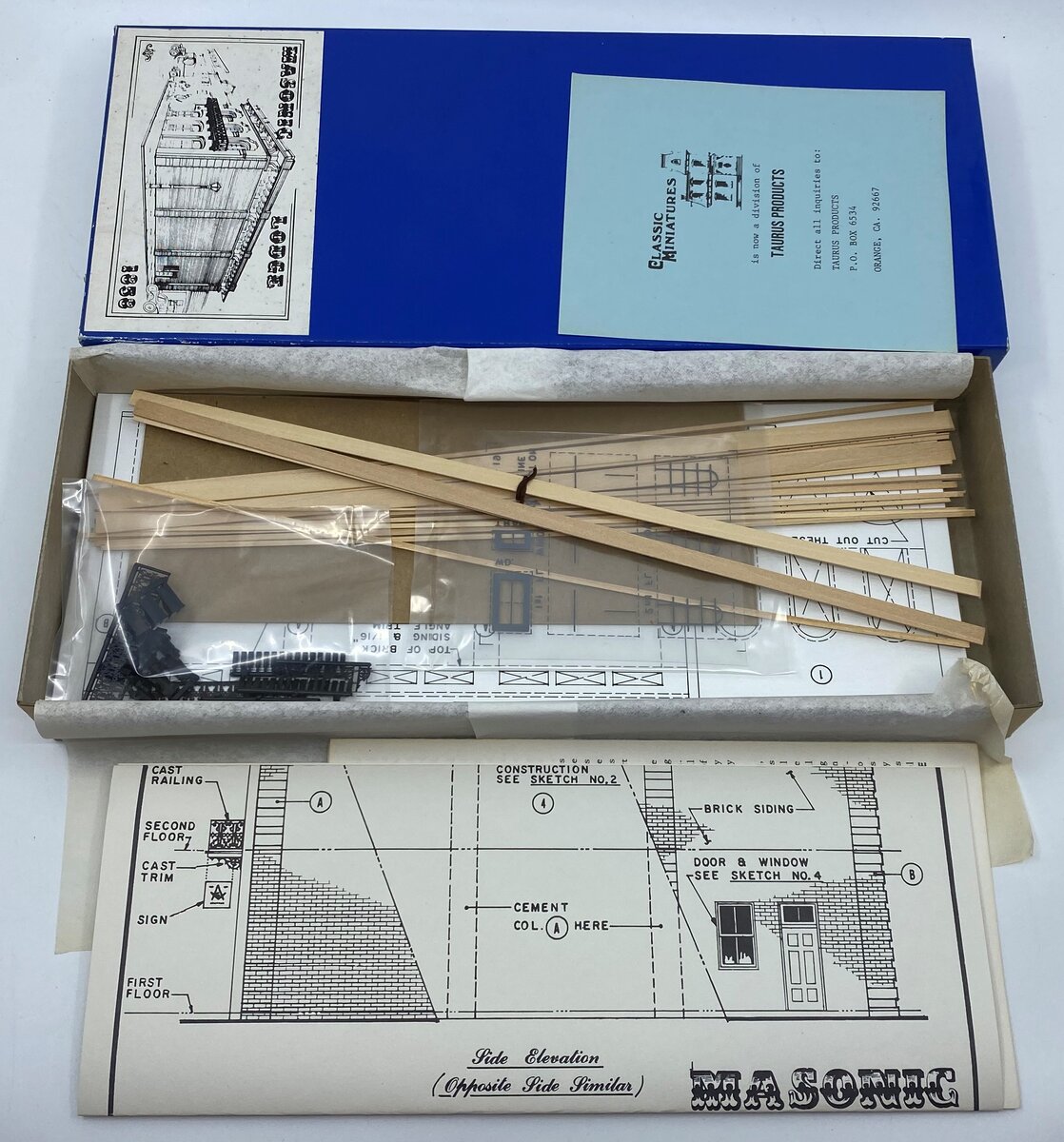 Classic Miniatures CM-8 HO Scale Masonic Lodge 1858 Building Kit – Trainz