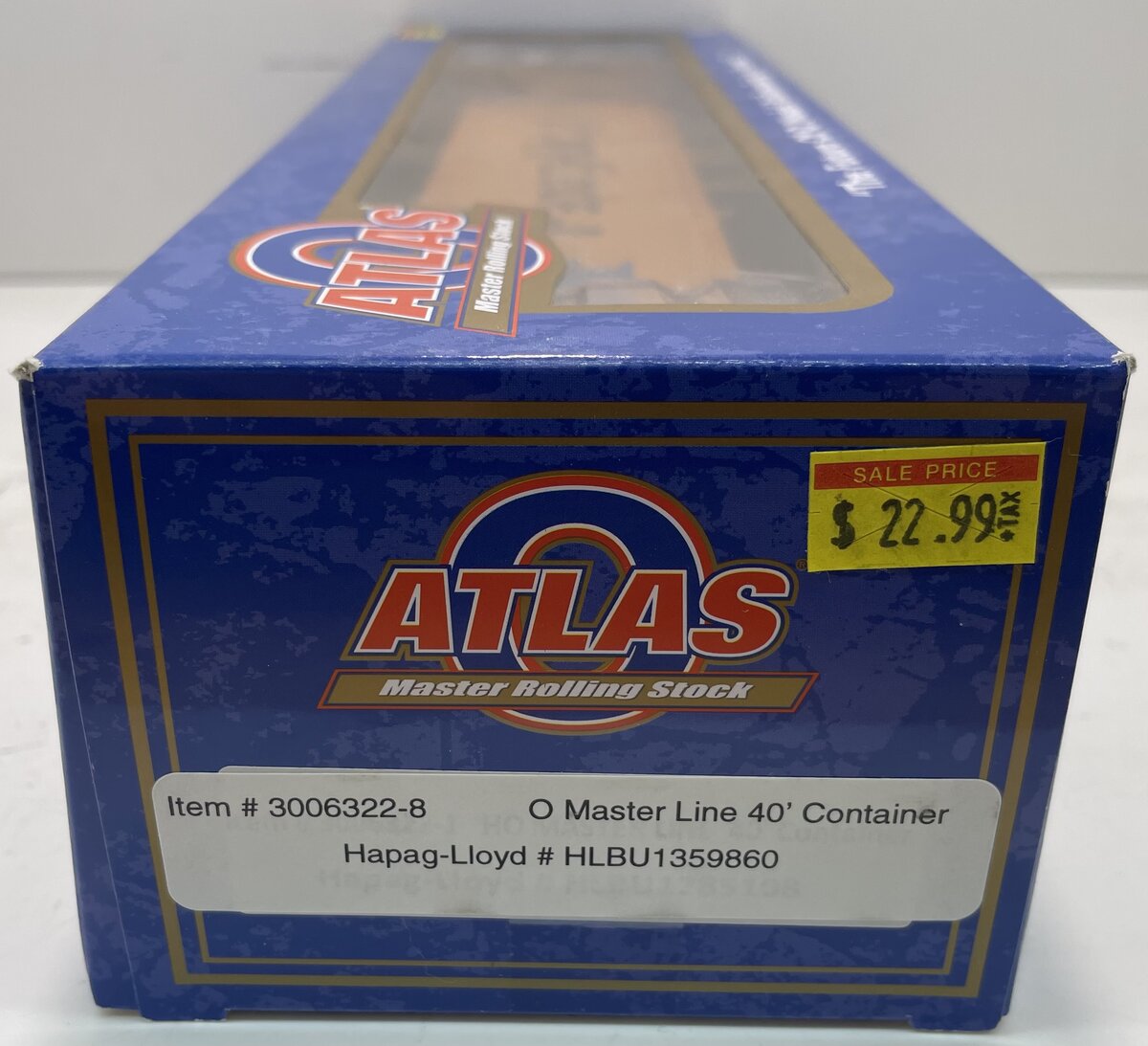 Atlas 3006322 O 40' Container, Hapag-Lloyd – Trainz
