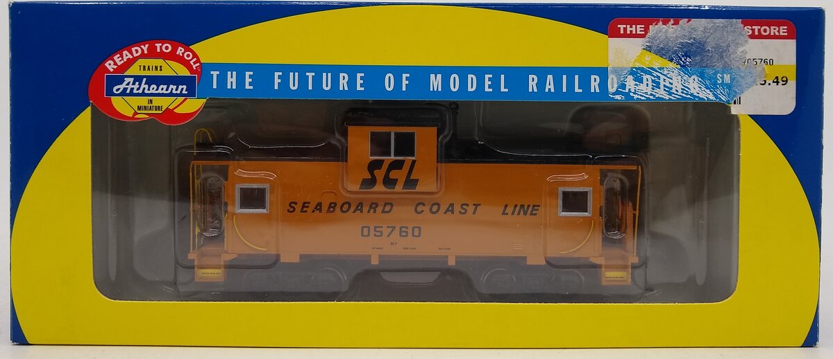Athearn 75235 HO Scale Seaboard Coast Line Wide Vision Caboose #05760 ...