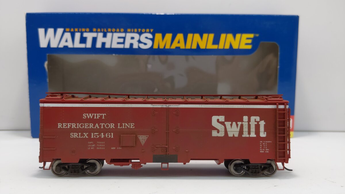 Walthers 910-3511 40' Steel Meat Reefer #15461 – Trainz
