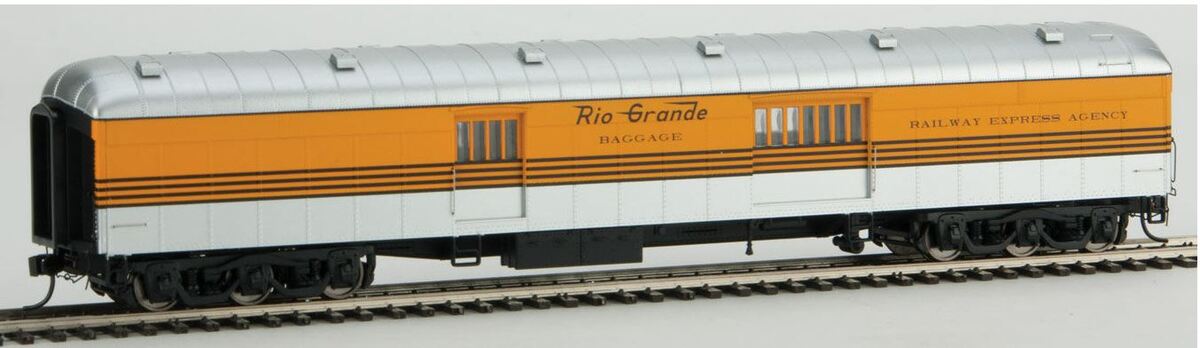 Walthers 920-17361 HO Scale D&RGW 70' ACF Arched-Roof Baggage Car – Trainz