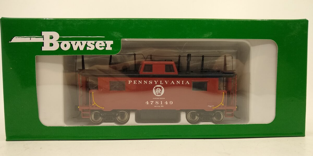 Bowser 42509 HO PRR N8 Caboose #478149 – Trainz