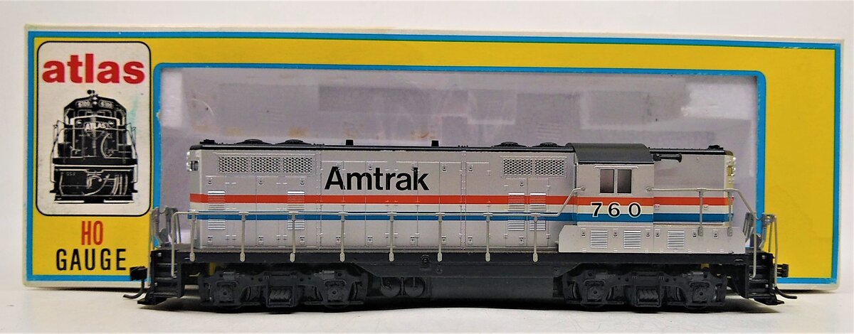 Atlas 8224 HO Scale Amtrak GP-7 Diesel Locomotive #760 – Trainz