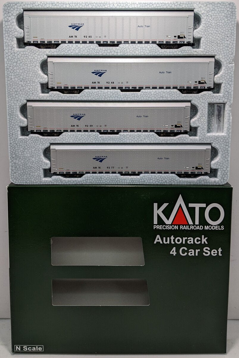 Kato 106-5506 N Amtrak Auto Train Autorack Set #4 (Set of 4) – Trainz