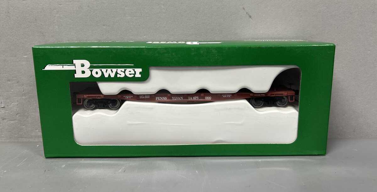 Bowser 42670 HO Scale PRR F30a 50' Flat Car #475000 – Trainz