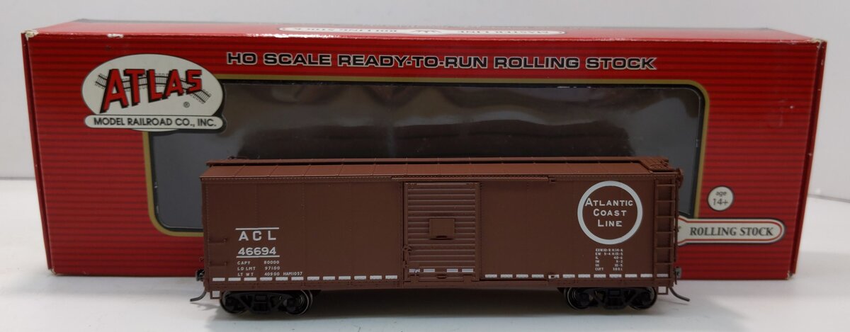 Atlas 6420-2 HO Atlantic Coast Line USRA Steel Rebuilt Box Car #46694 ...
