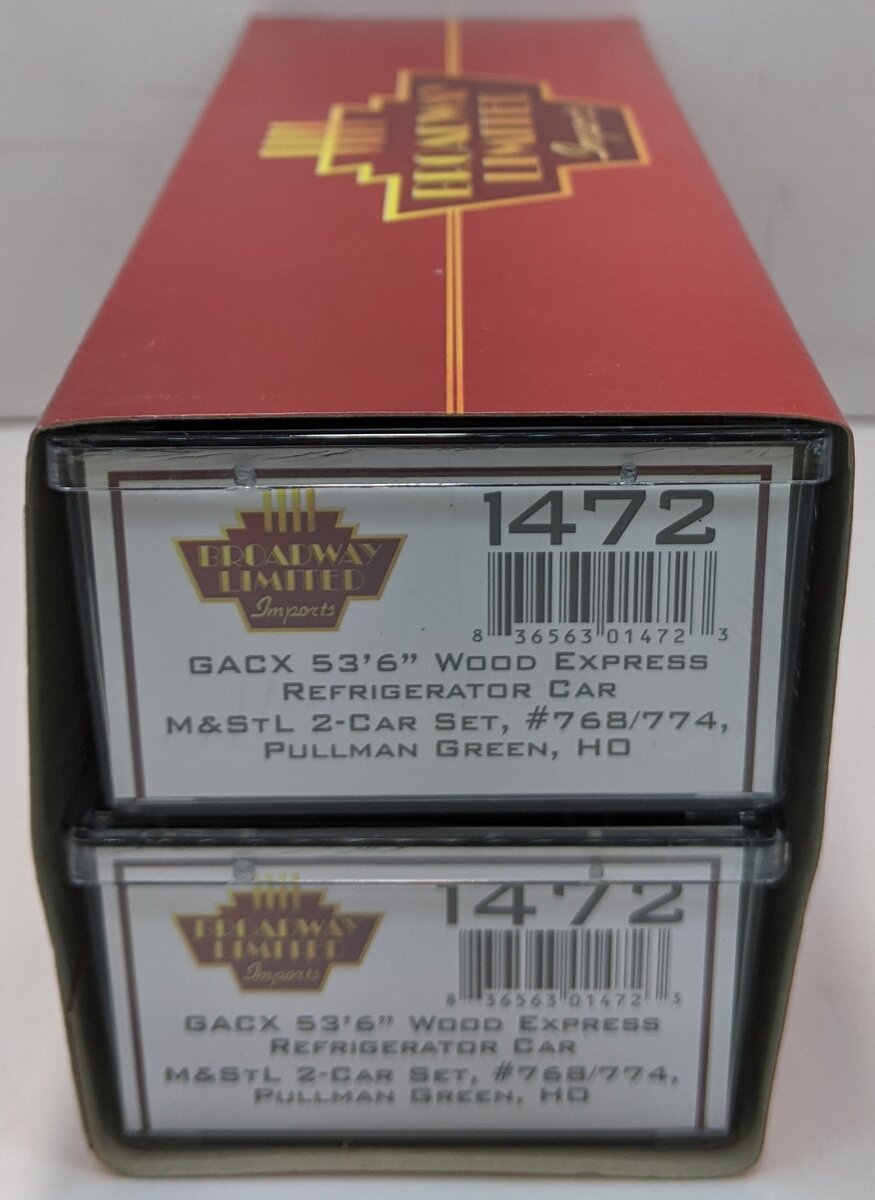 Broadway Limited 1472 HO Minneapolis & St. Louis 53'6" Wood Express Re ...