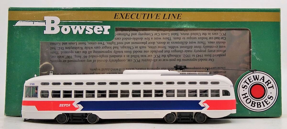 Bowser 12667 HO PCC Postwar PCC Septa Phase 1 #2185 – Trainz
