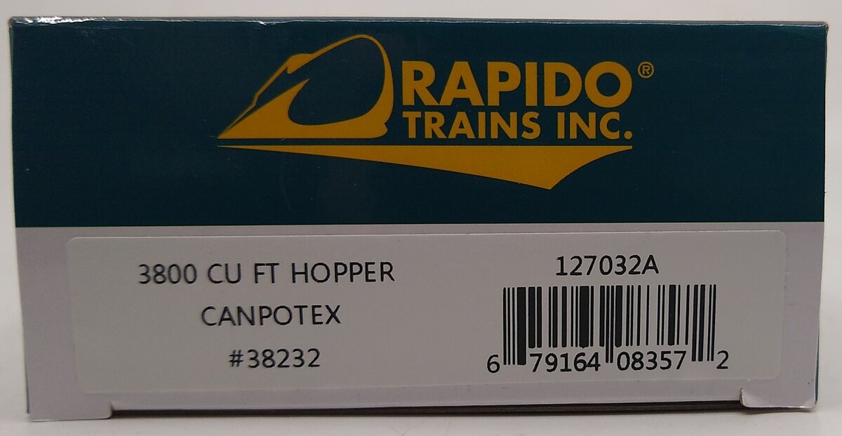 Rapido Trains 127032A HO Canpotex NSC 3800 Cu. Ft. Covered Hopper #2 ...