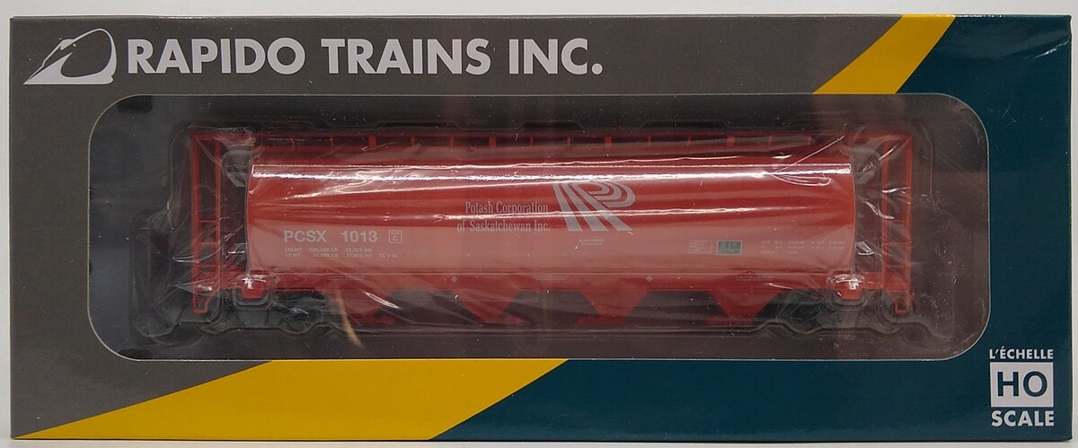 Rapido Trains 127031A HO Potash Corp. NSC 3800 Cu. Ft. Covered Hopper ...