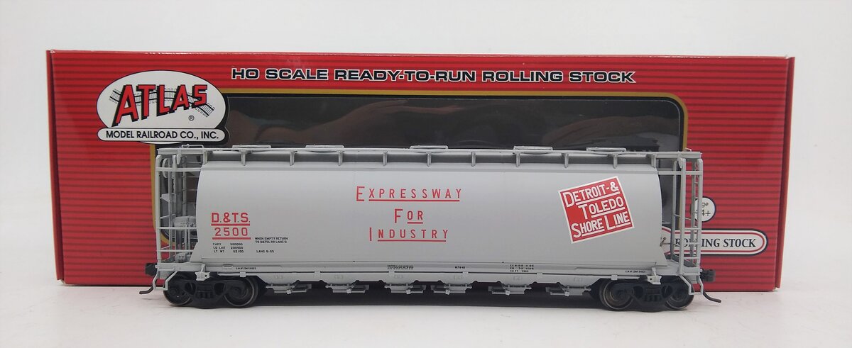Atlas 20001884 HO D&TS 6-Bay Cylindrical Hopper #2500 – Trainz