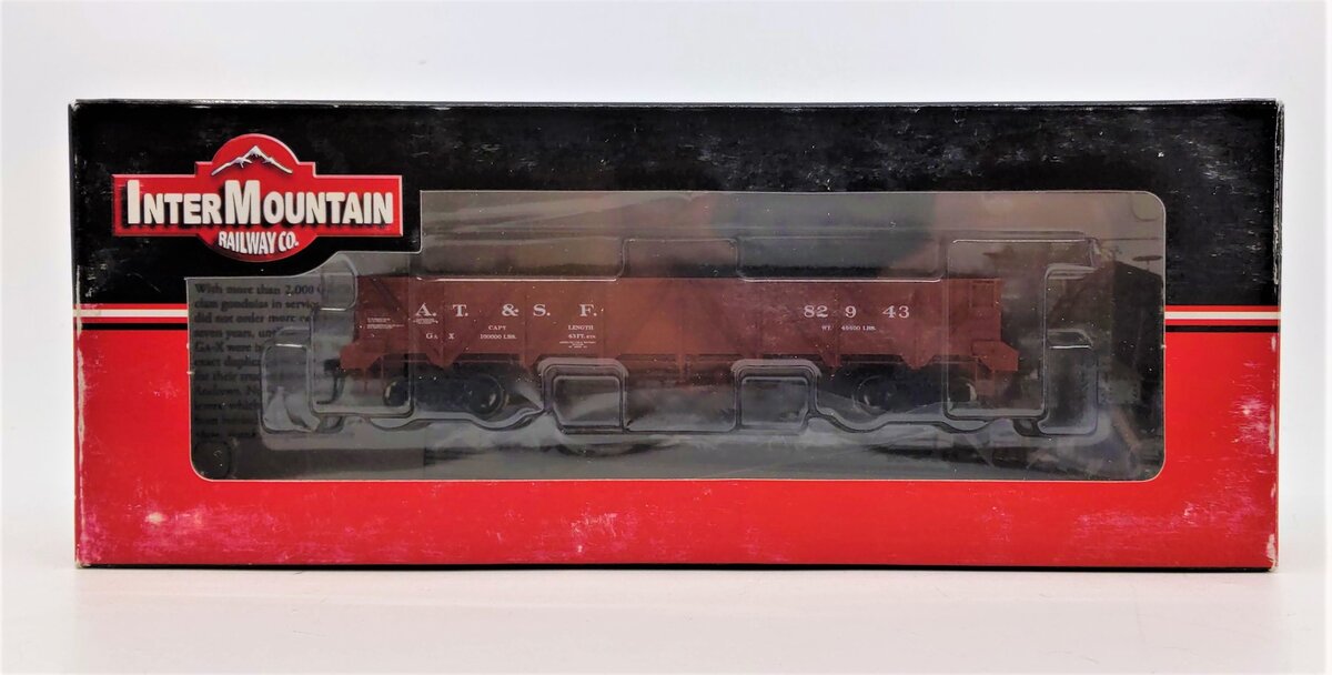 InterMountain 47751-06 HO Scale ATSF Caswell Gondola #82943 – Trainz