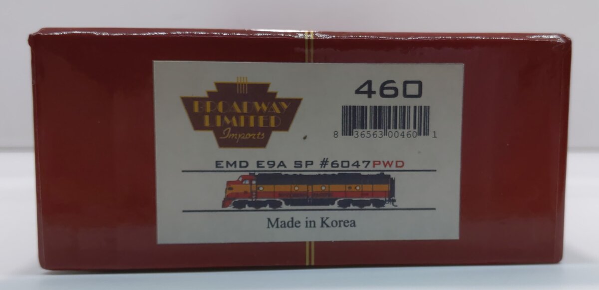 Broadway Limited 460 HO Southern Pacific Diesel EMD E9A Powered #6047 – Trainz