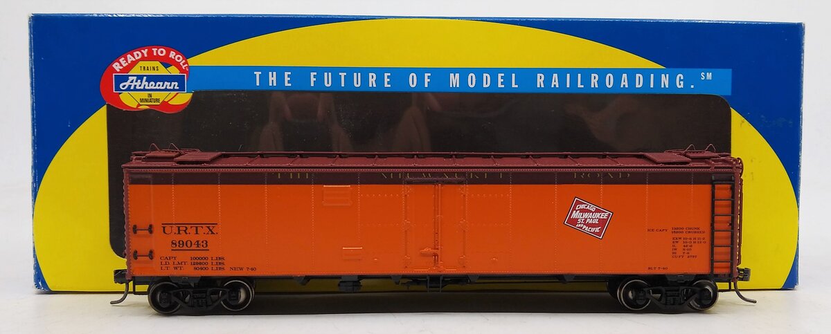 Athearn 94541 Milwaukee Road 50' Ice Bunker Reefer – Trainz