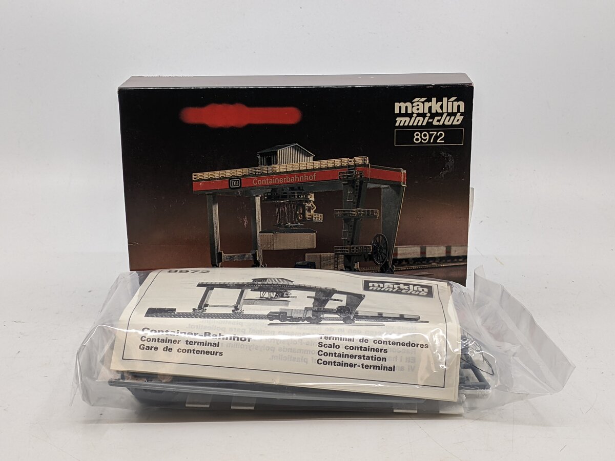 Marklin 8972 Z Mini-Club Container MI-Jack Terminal Crane Kit – Trainz