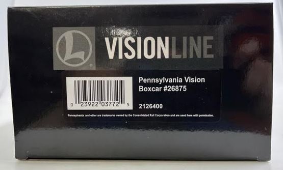 Lionel 2126400 O Gauge Vision Line Pennsylvania Railroad Boxcar #26875 ...