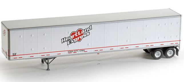 Athearn 29827 HO Scale Heartland 53' Duraplate Trailer #8628 – Trainz