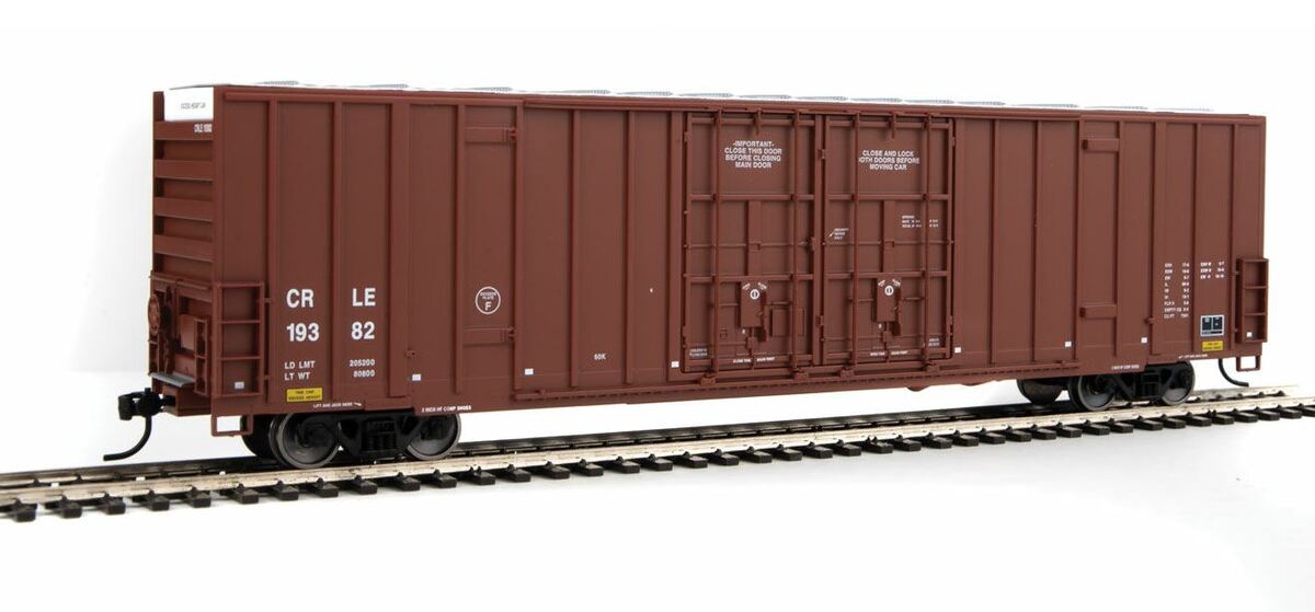 Walthers 910-2931 HO Scale COE Rail 60' Hi-Cube Plate Box Car #19382 ...