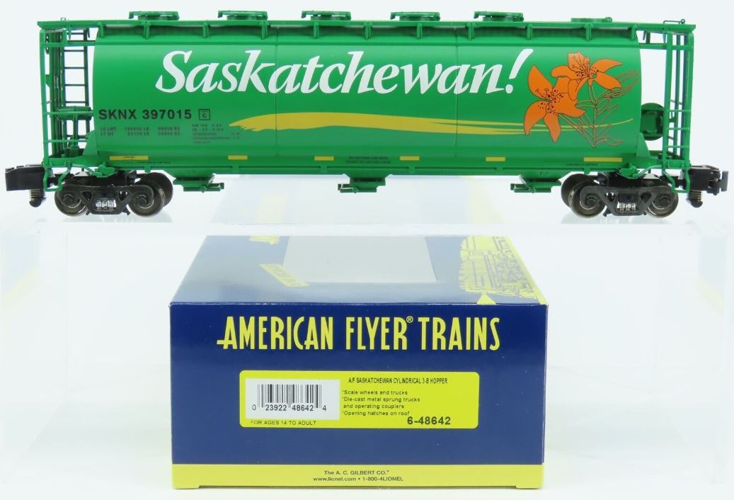 American Flyer 6-48642 S Scale Saskatchewan Cylindrical Hopper #397015 ...