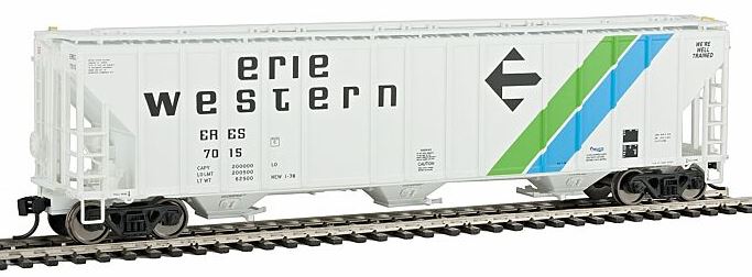Walthers 920-106117 HO Erie Western ERES 55' Evans 4780 Covered Hopper ...