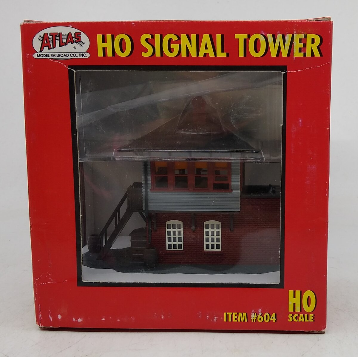 Atlas 604 HO Trackside Signal Tower Built-up – Trainz
