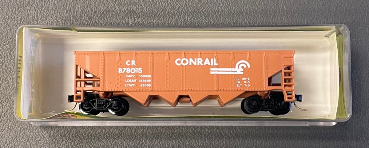 Model Power 3427 N Scale Conrail 4 Bay Hopper – Trainz