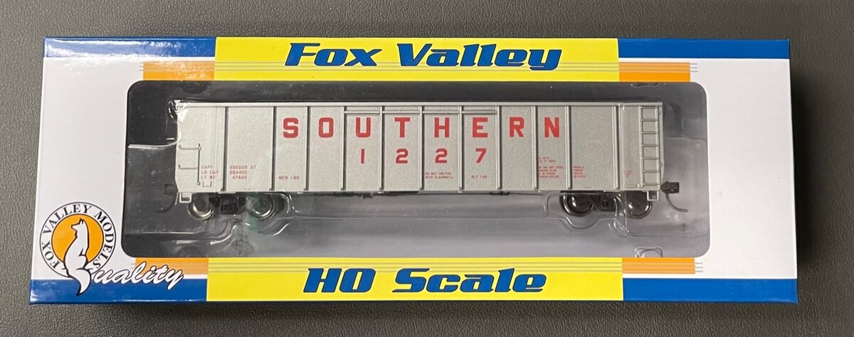 Fox Valley Models 30402 HO Scale Southern Silverside Coal Gondola #122 ...