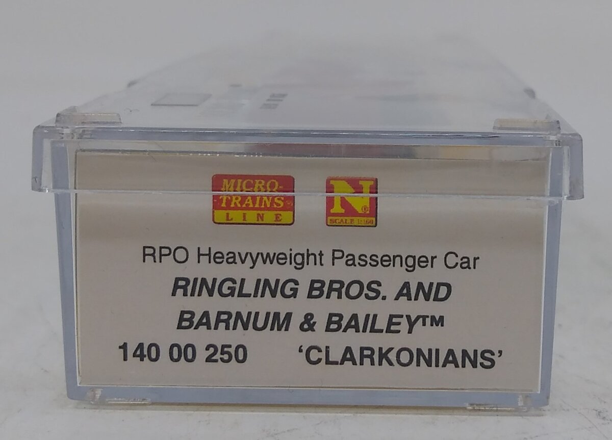 Micro-Trains 14000250 N RBBX Clarkonians 60' RPO Heavyweight Passenger – Trainz