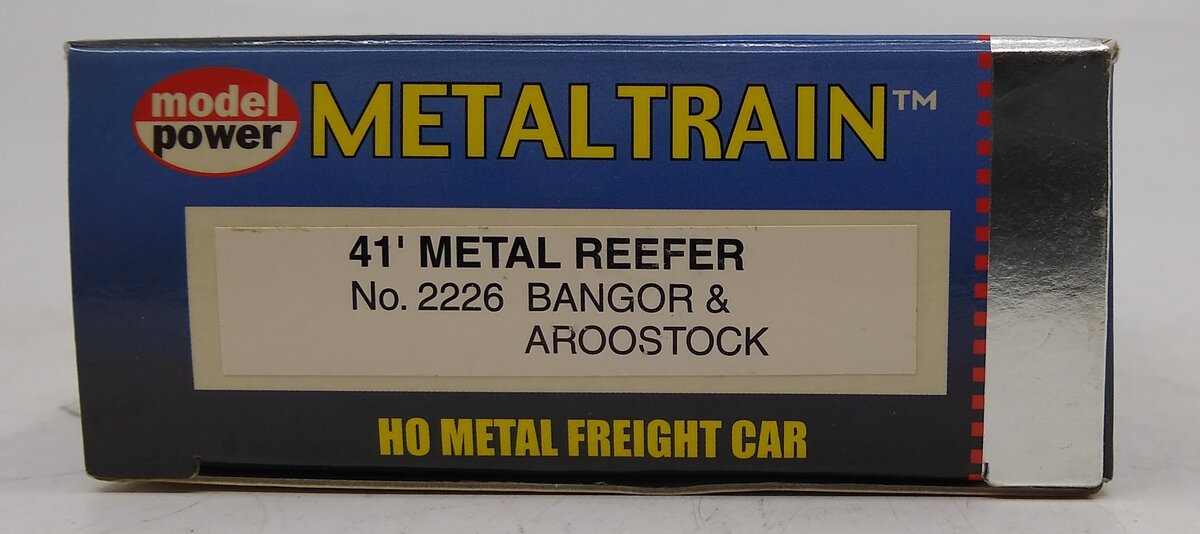 Model Power 2226 HO BAR 41' Metal Reefer #2527 – Trainz