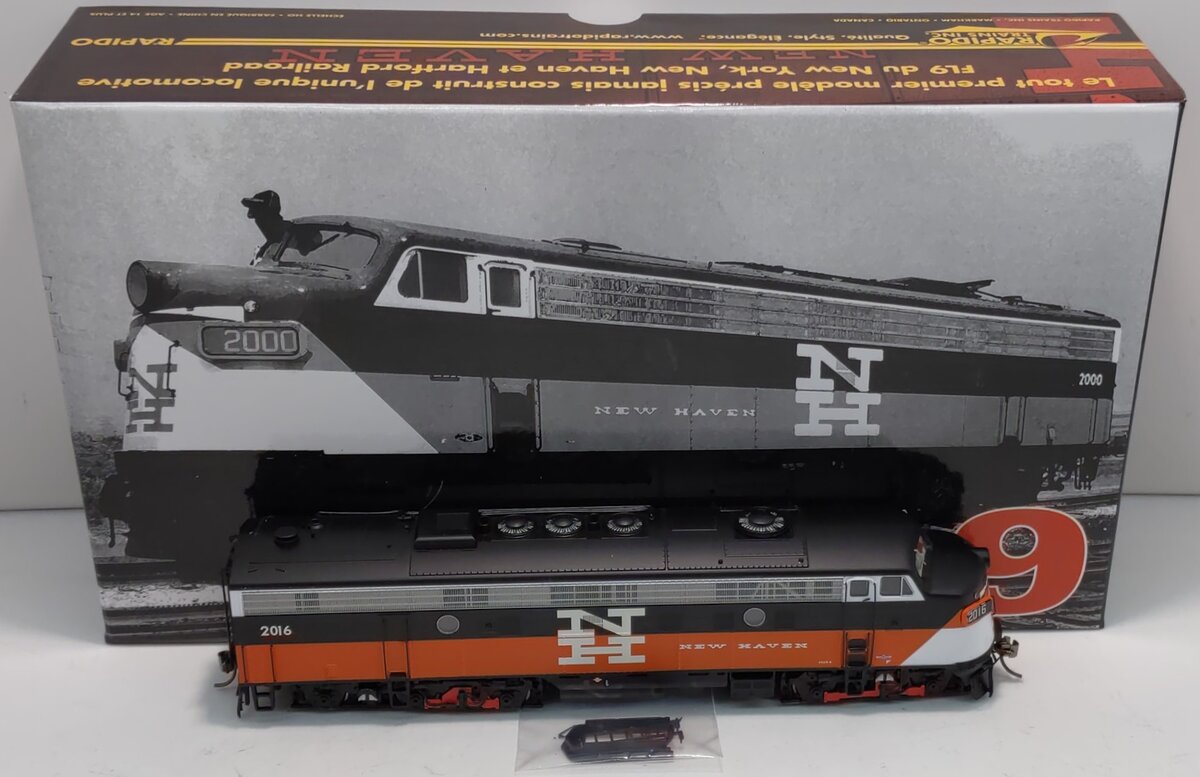 Rapido Trains 14005 HO New Haven EMD FL9 - Standard DC #2016 – Trainz