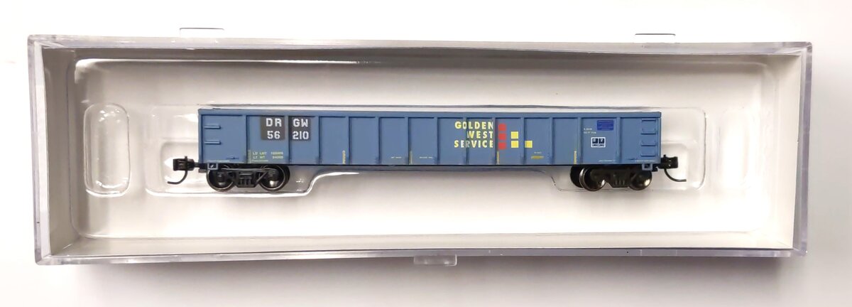 Athearn 6538 N Golden West Service/Patch 52' Mill Gondola #56210 – Trainz