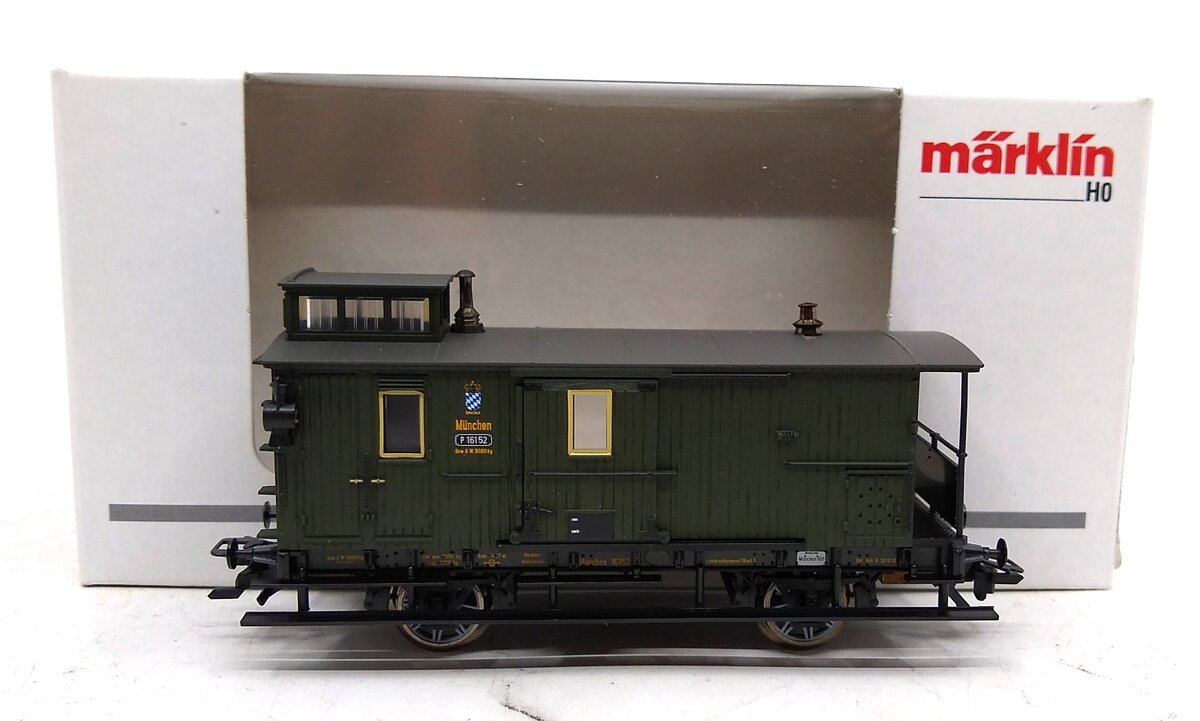 Marklin 43989 HO K Bay Sts B Baggage Car – Trainz