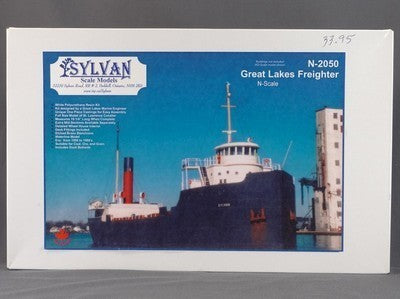 Sylvan Scale Models N-2050 N Scale Great Lakes Freighter Building Kit ...