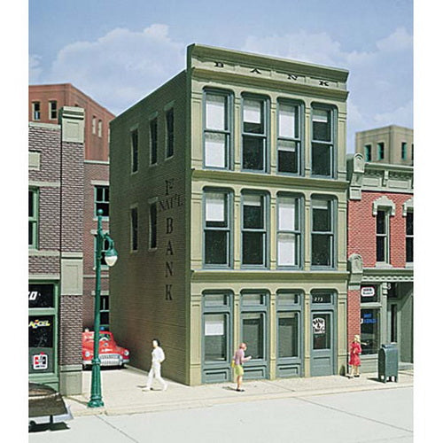 DPM 11800 HO 1st National Bank 3" W x 4-1/2" D X 5-1/2" H Building Kit ...