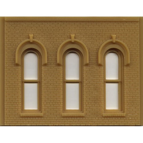 DPM 90102 O Arched Window Walls (Pack of 2) – Trainz