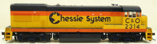 Atlas 8695 HO Scale Chessie System GE U23B Diesel Engine #2314 – Trainz