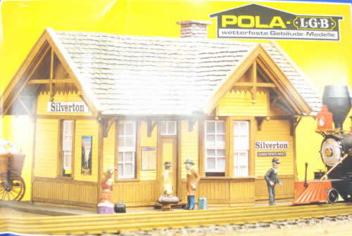 Pola 907 Silverton Railroad Station Building Kit – Trainz