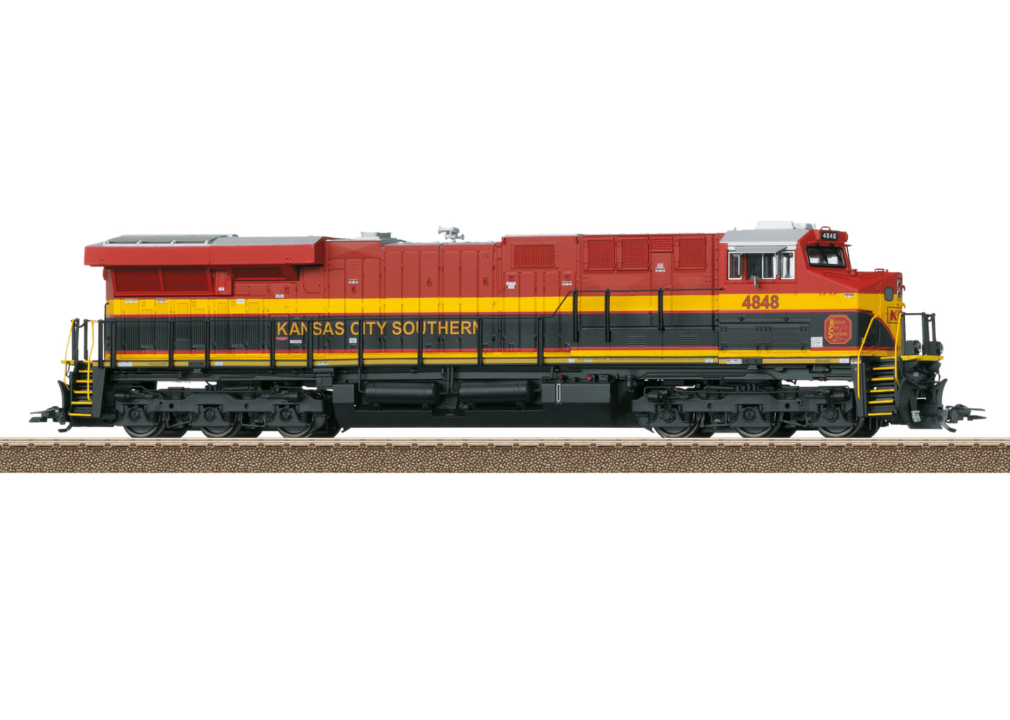 Trix 25442 HO KCS Type GE ES44AC Diesel Locomotive with DCC/Sound #484 ...
