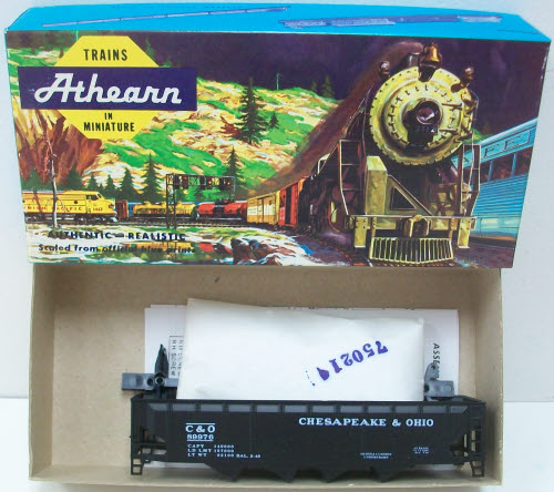 Athearn 1936 HO Chesapeake and Ohio 40' HO Open-Top Quad Hopper Kit – Trainz