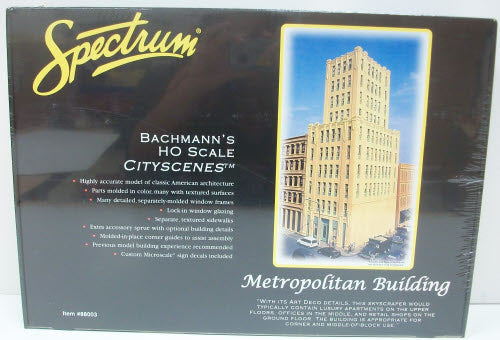 Bachmann 88003 HO Spectrum Metropolitan Building Kit – Trainz