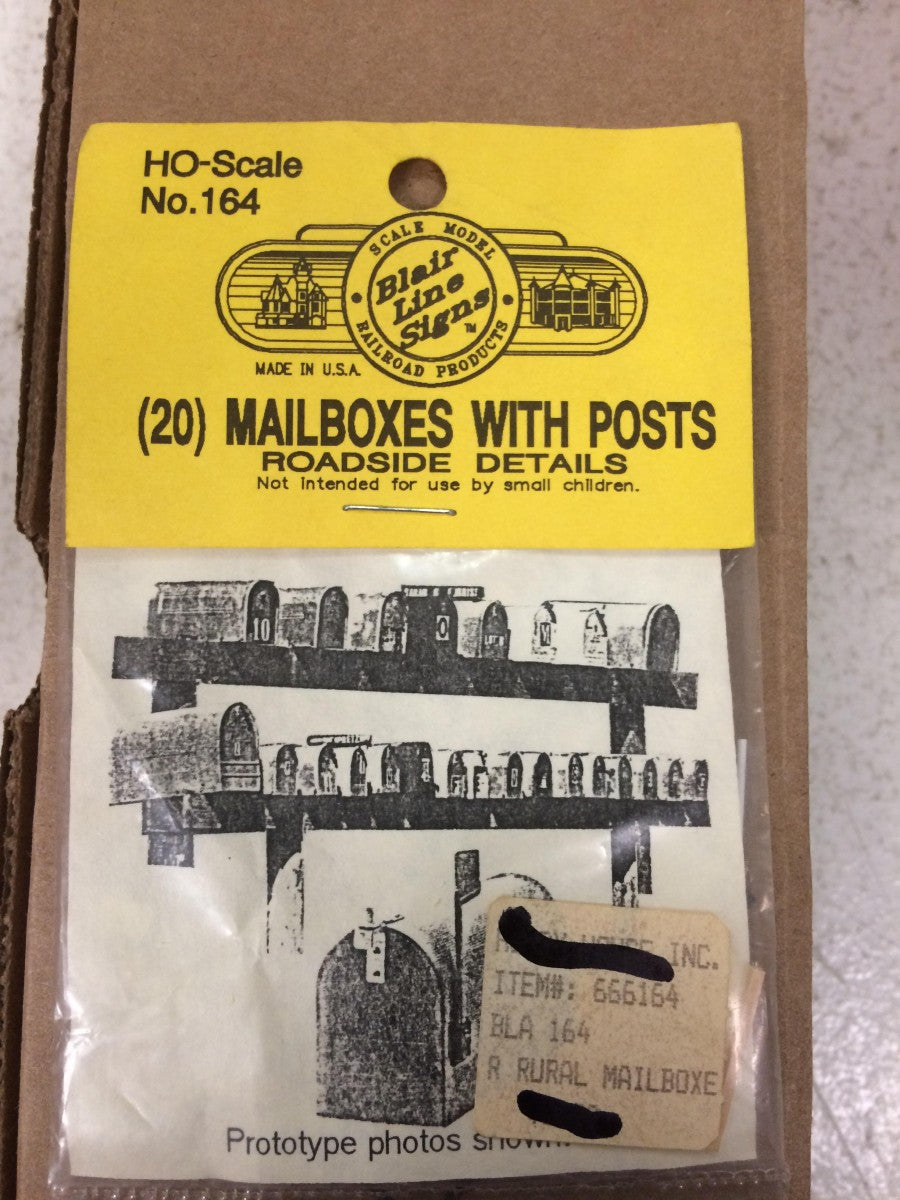 Blair Line 164 HO Scale Mailbox Kits – Trainz