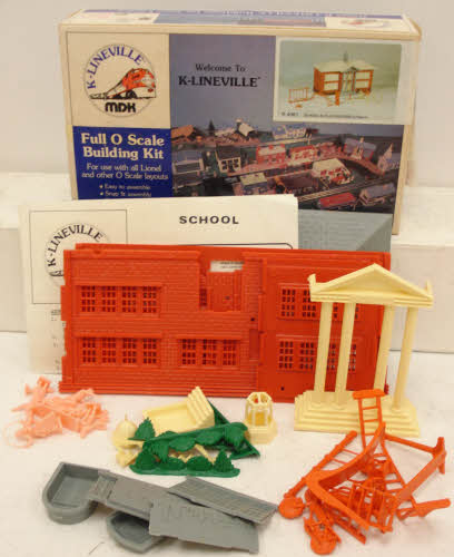 K-Line K4061 O Scale K-Lineville School & Playground Building Kit – Trainz