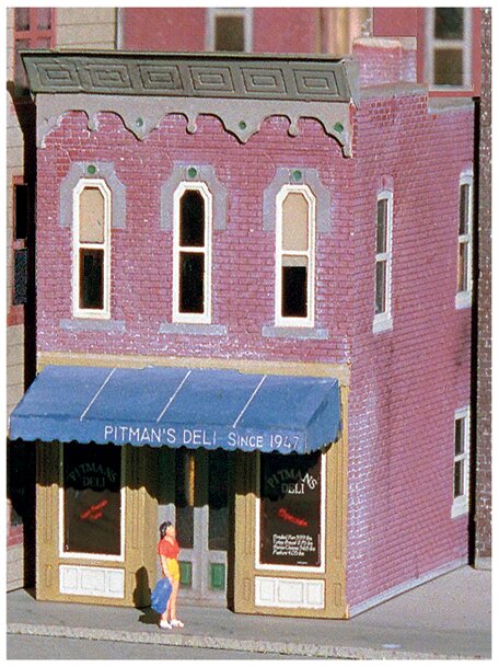 Miller Engineering Z-606 Z Pitman's Deli Building Kit – Trainz
